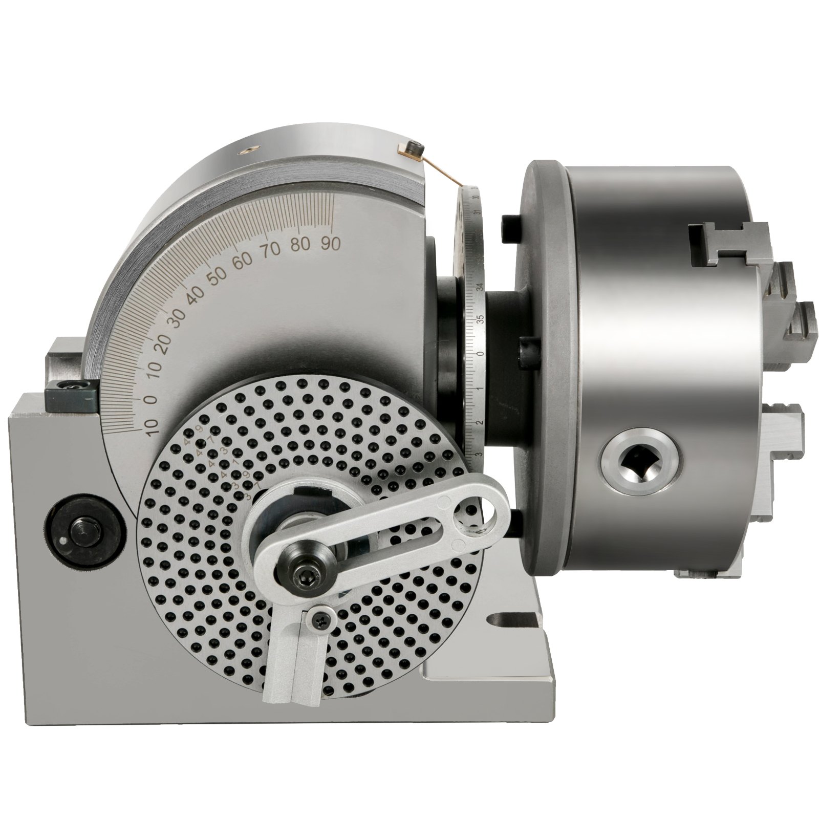 VEVOR Dividing Head BS-1 Dividing Head Set 6" 3-jaw Chuck Semi ...