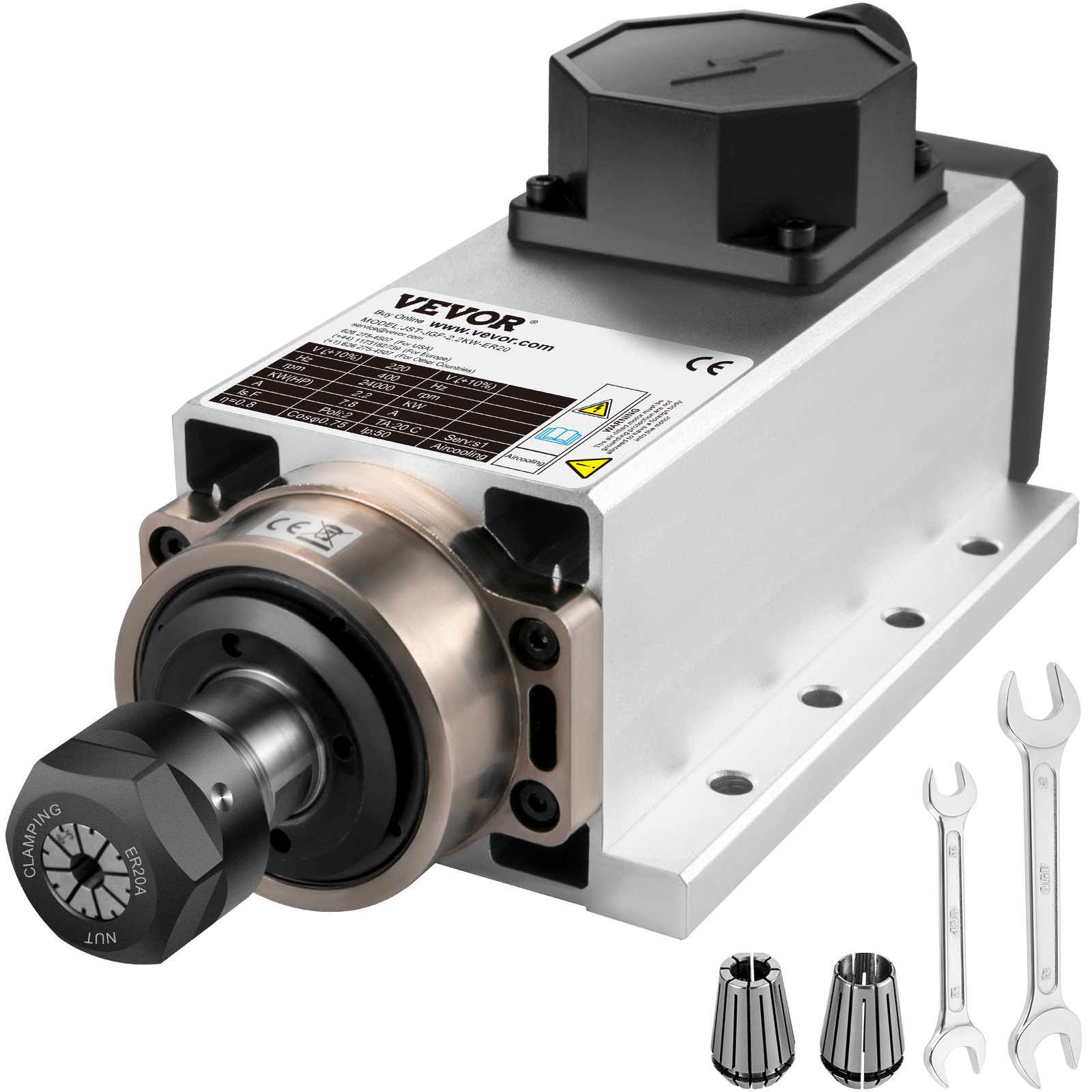 VEVOR VEVOR Air Cooled Spindle Motor 2.2KW CNC Spindle Motor 220V ...