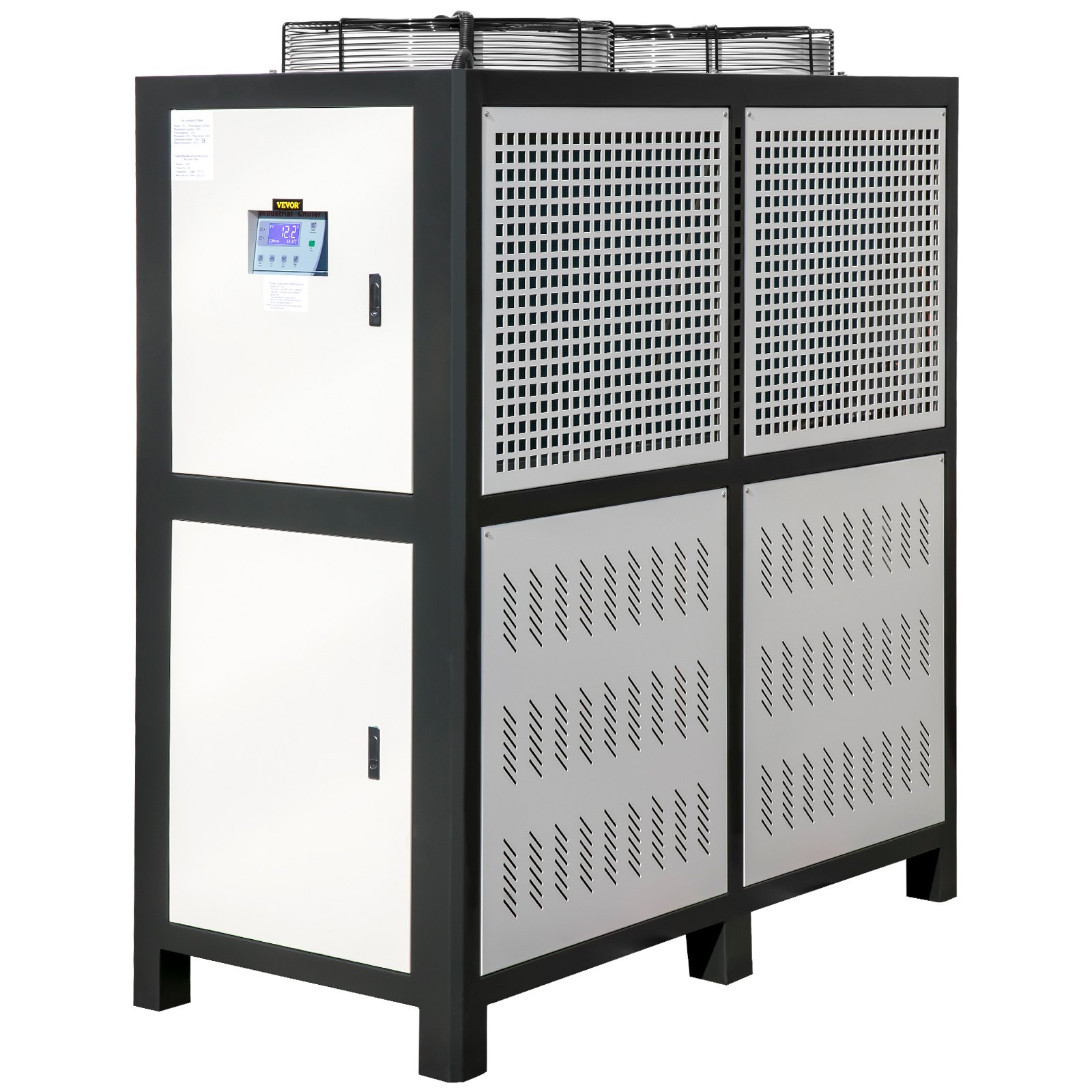 VEVOR Air Cooled Water Chiller Industrial 15Hp 150L Tank for Plastic ...