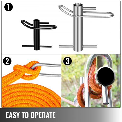 Vevor Port A Wrap 4409 Lbs, Rope Friction Device, Stainless Steel ...