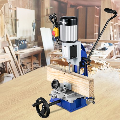 VEVOR Woodworking Mortise Machine, 1/2 HP 1400RPM Powermatic Mortiser ...