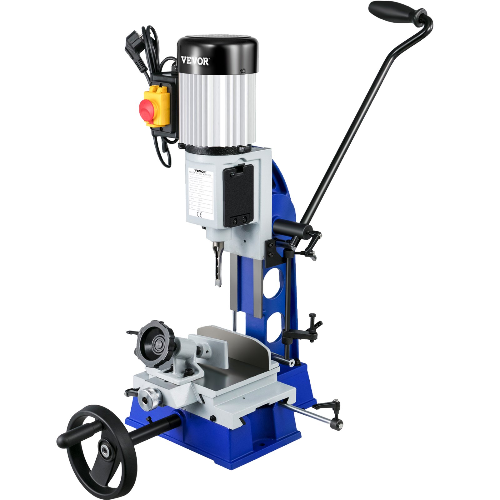 VEVOR Woodworking Mortise Machine, 1/2 HP 1400RPM Powermatic Mortiser ...