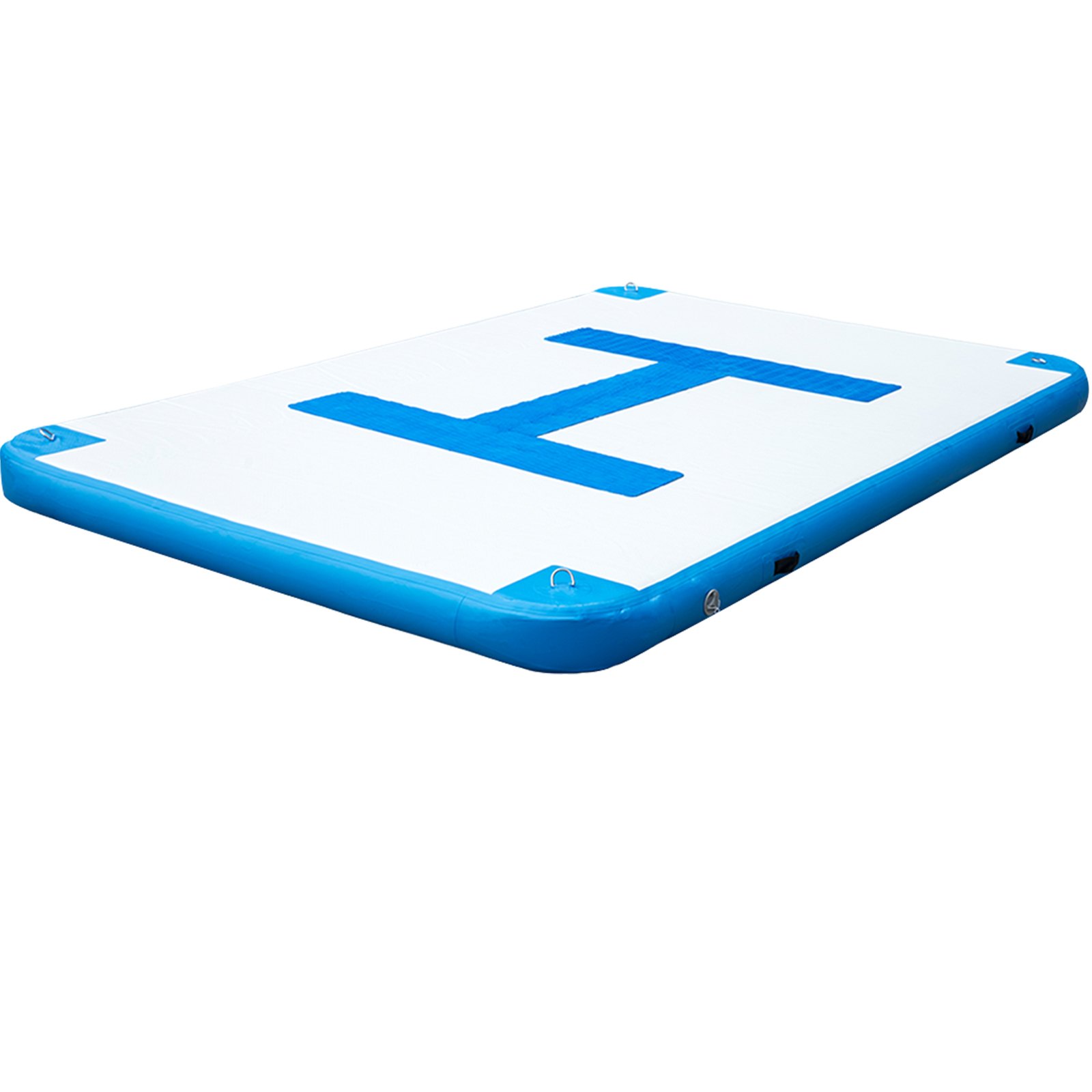 Inflatable Dock Platform Inflatable Floating Dock 10x6.5 ft w/ Electric ...