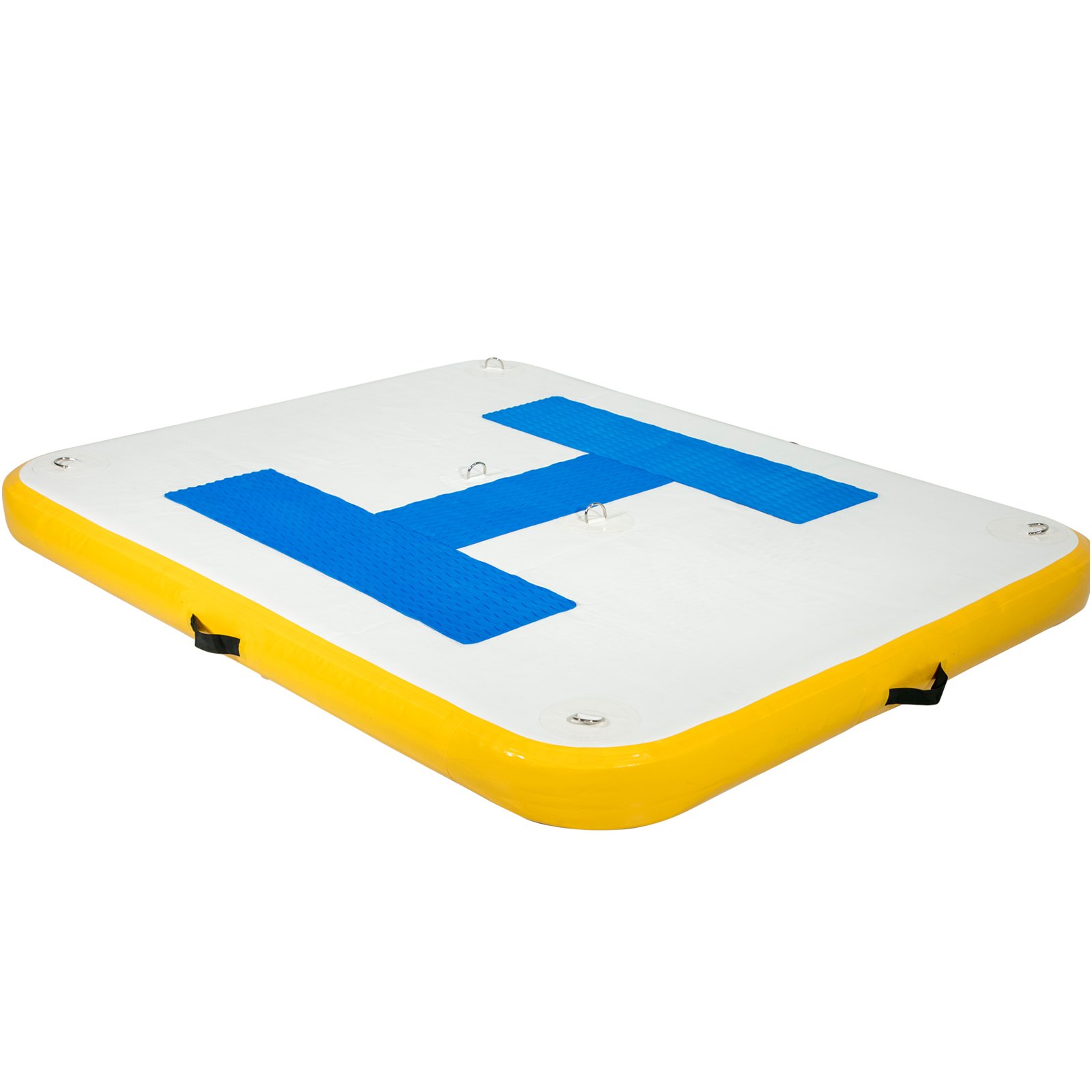 Inflatable Dock Platform, Inflatable Floating Dock 8x5 ft with Electric ...