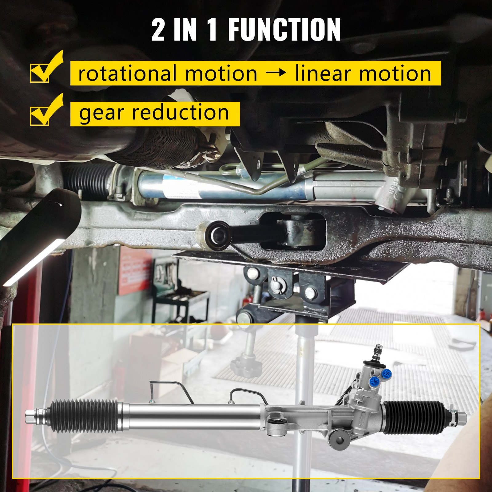 Brand NEW Toyota Tacoma Steering Rack and Pinion 4WD 1995-2004 2WD 1998 ...