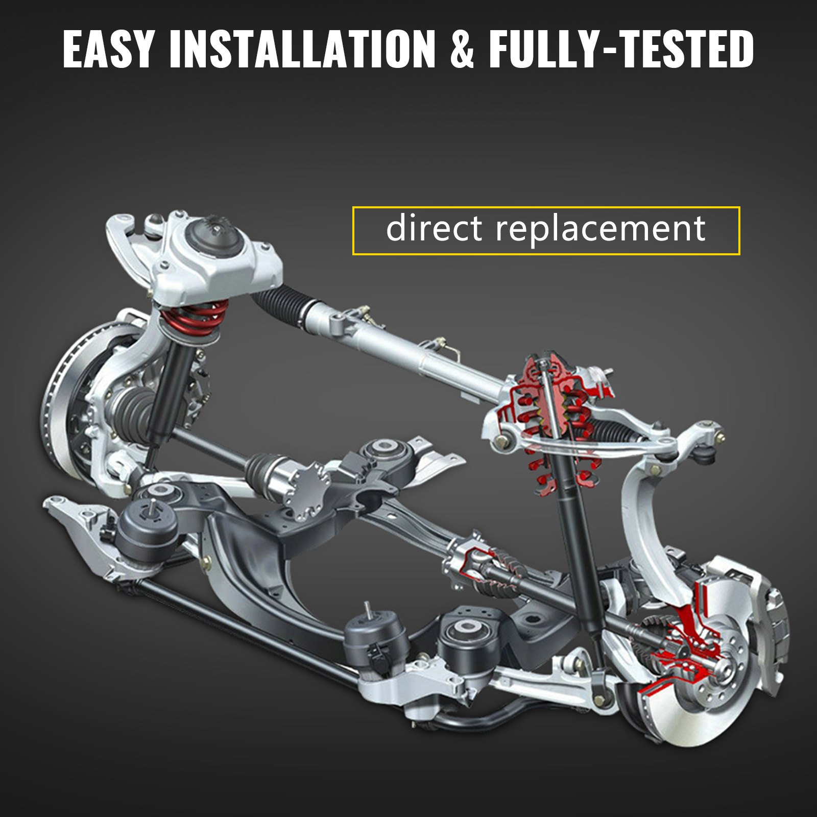 Brand NEW Toyota Tacoma Steering Rack and Pinion 4WD 1995-2004 2WD 1998 ...