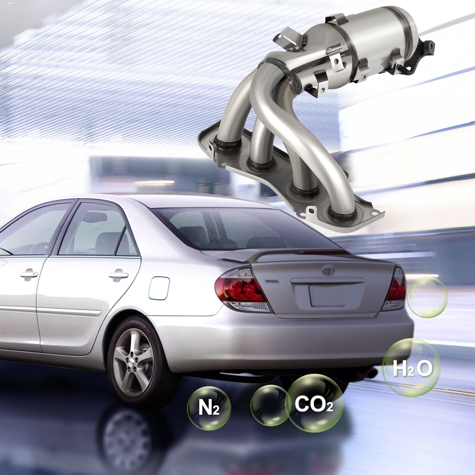 VEVOR Catalytic Converter Compatible with 2002, 2003, 2004, 2005, 2006 ...