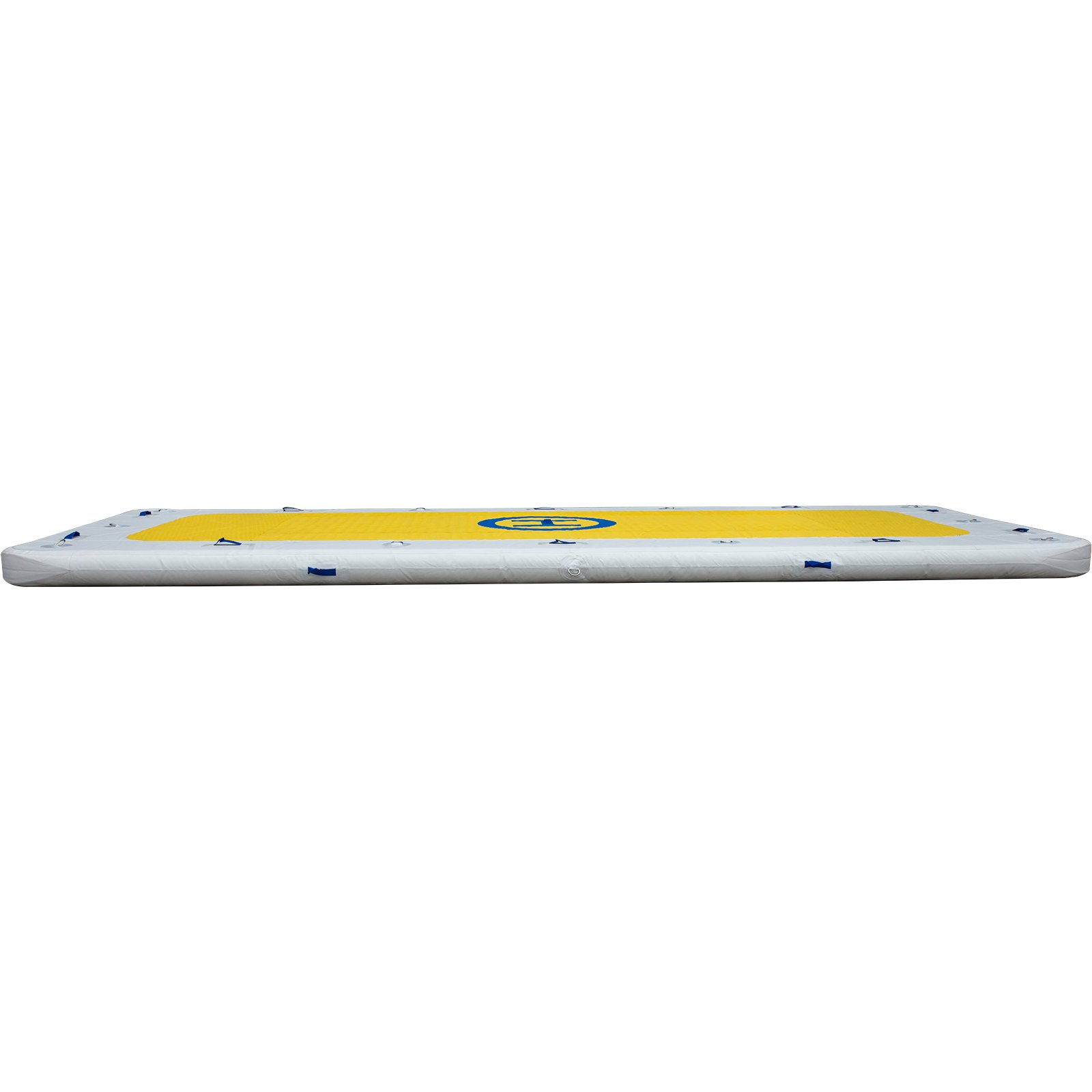 VEVOR Inflatable Dock Floating Platform, 12 x 6 ft, 3-5 Person Capacity ...