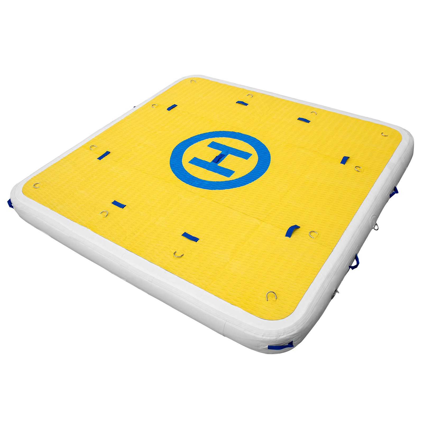 VEVOR Inflatable Dock Platform 7’x7’x6” Inflatable Dock, 10- to 12 ...