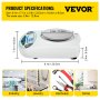 VEVOR Lab Scale Analytical Balance, 3000g x 0.01g Accuracy High ...
