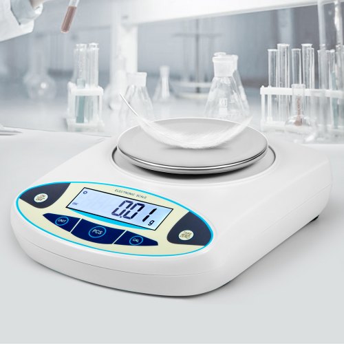 VEVOR Lab Scale Analytical Balance, 500g x 0.01g Accuracy High ...