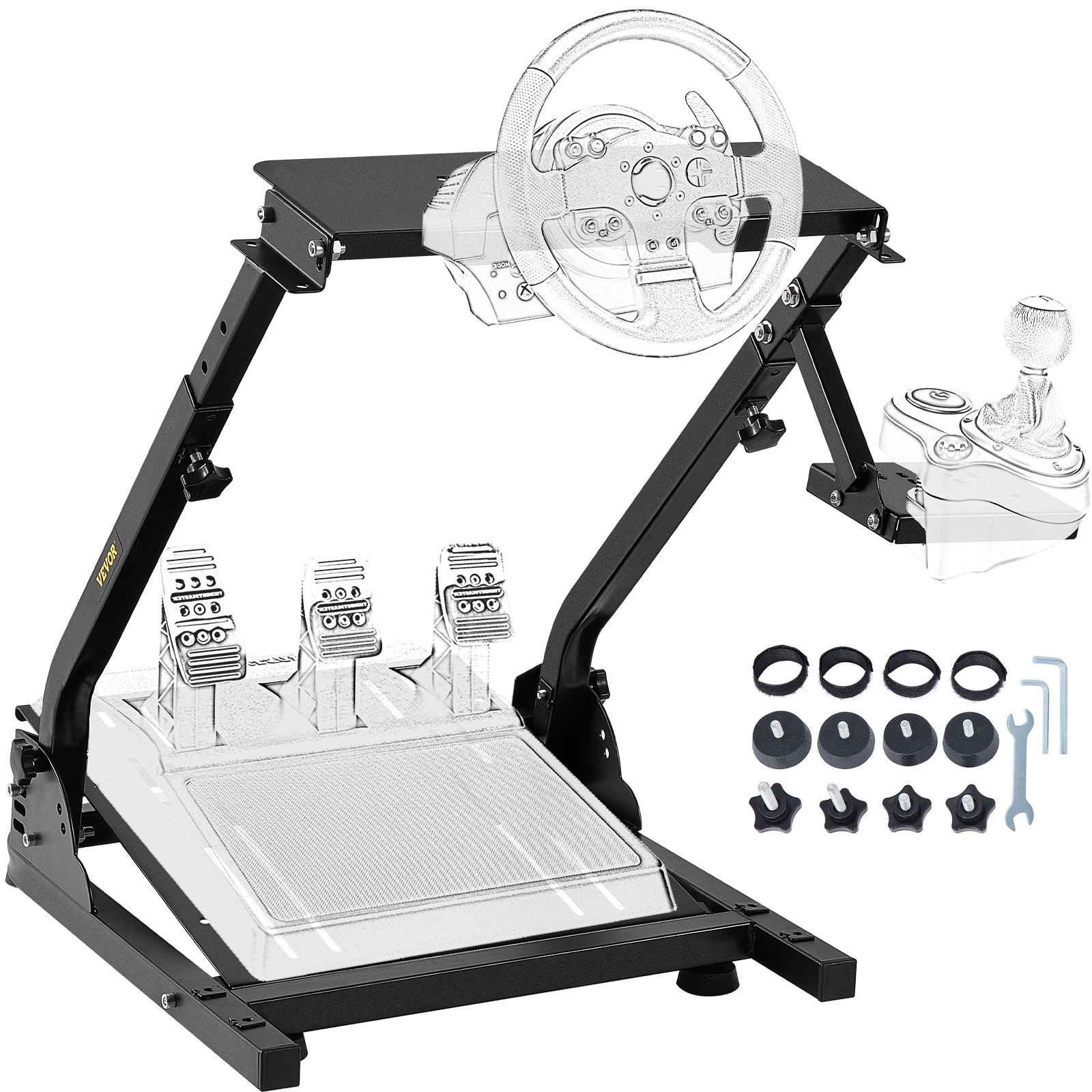 Vevor Racing Simulator Cockpit Steering Wheel Stand For G29 Ps4 G920 ...