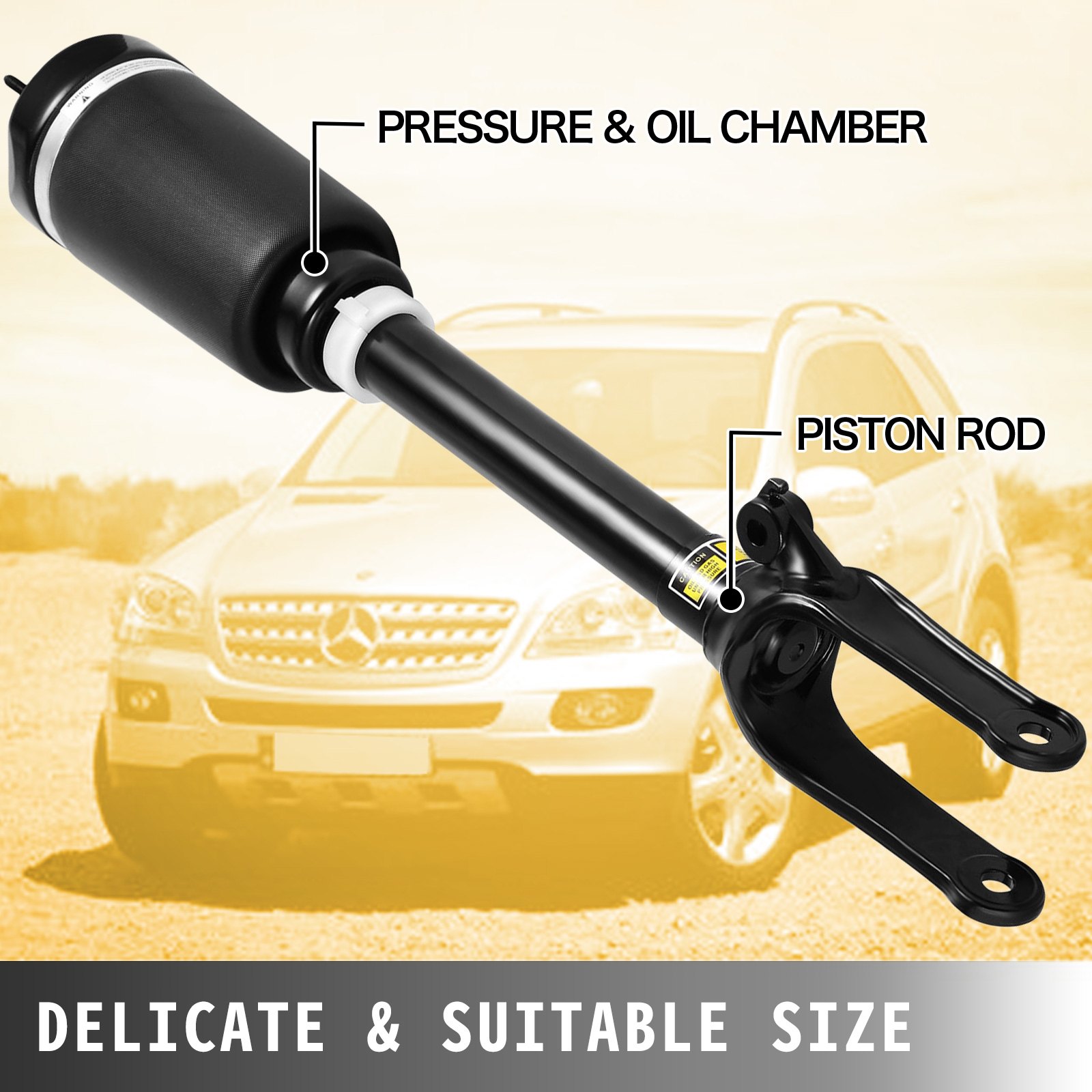 VEVOR Front Air Suspension Spring Shock Strut Air Strut Suspension ...