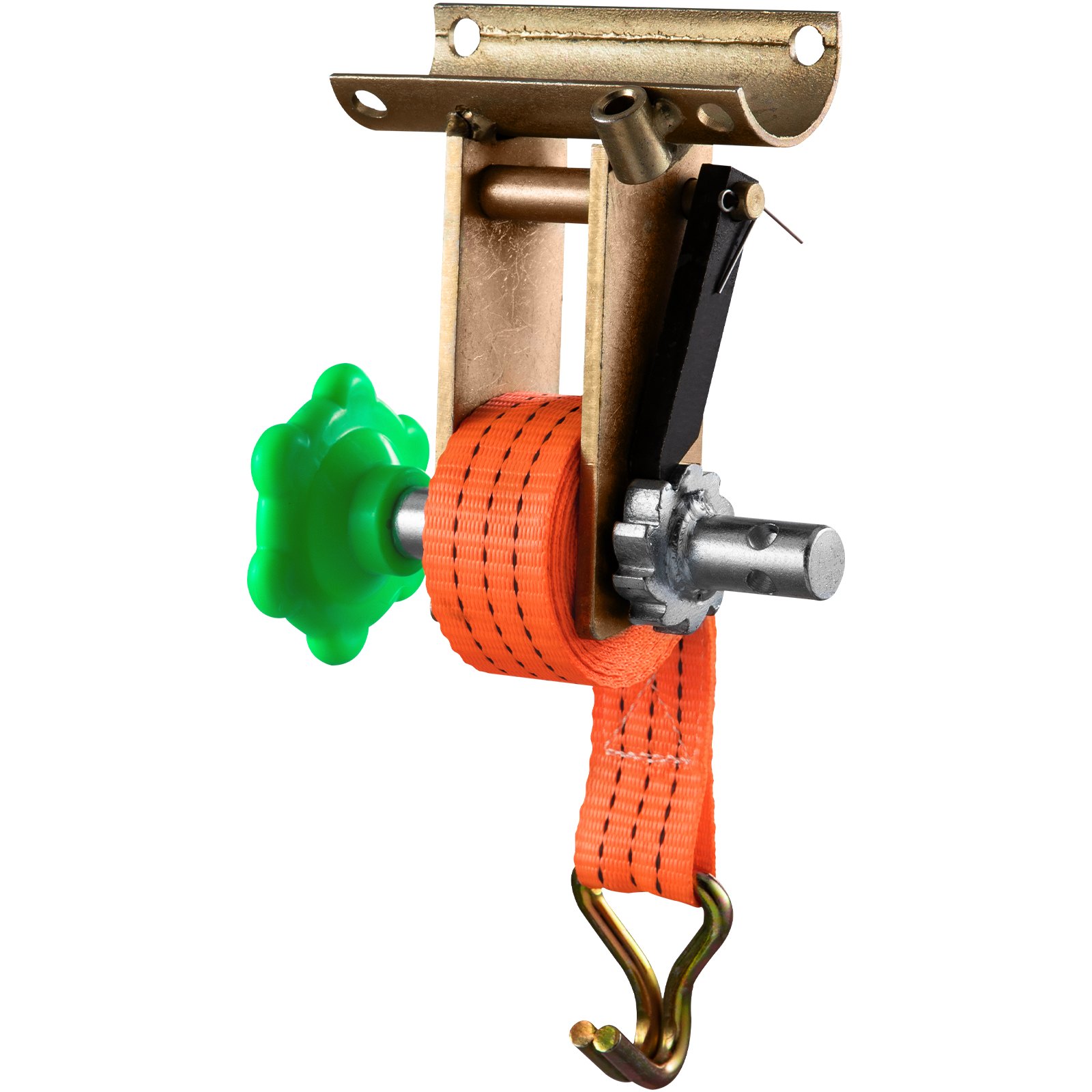 VEVOR 2 Inch OD Round Pipe Steel Mounting Frame, Yellow Zinc Plated ...