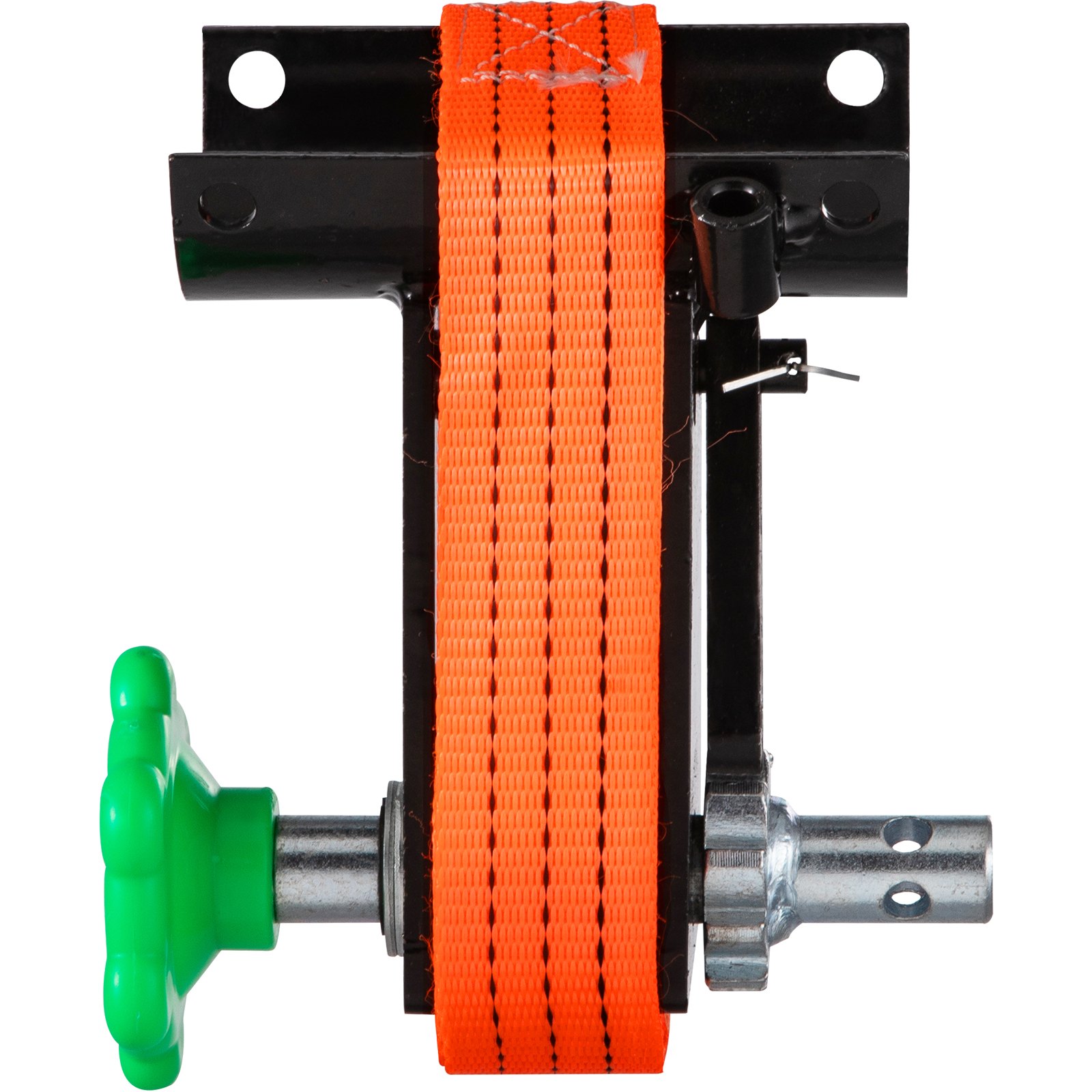 VEVOR Heavy-Duty 100 LB Capacity 2 Round Pipe Steel Ratchet Ladder Rack ...