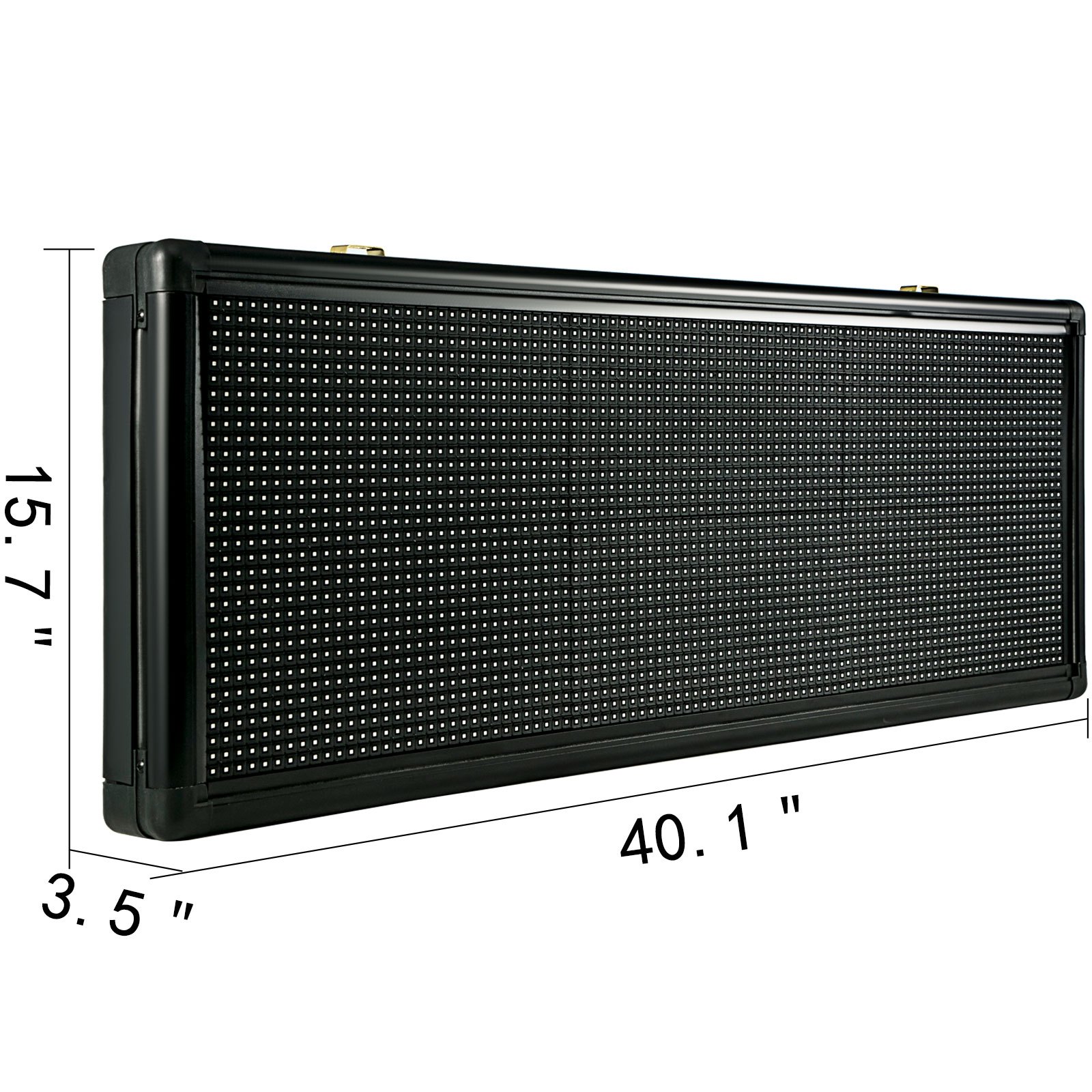 VEVOR Led Sign 40" x 15" Digital Sign Full Color Color Indoor with high ...