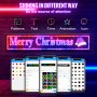 VEVOR Led Sign 40 x 8 inch Led Scrolling Message Display RGB 7-Color ...