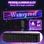 VEVOR Led Sign 40 x 8 inch Led Scrolling Message Display RGB 7-Color ...