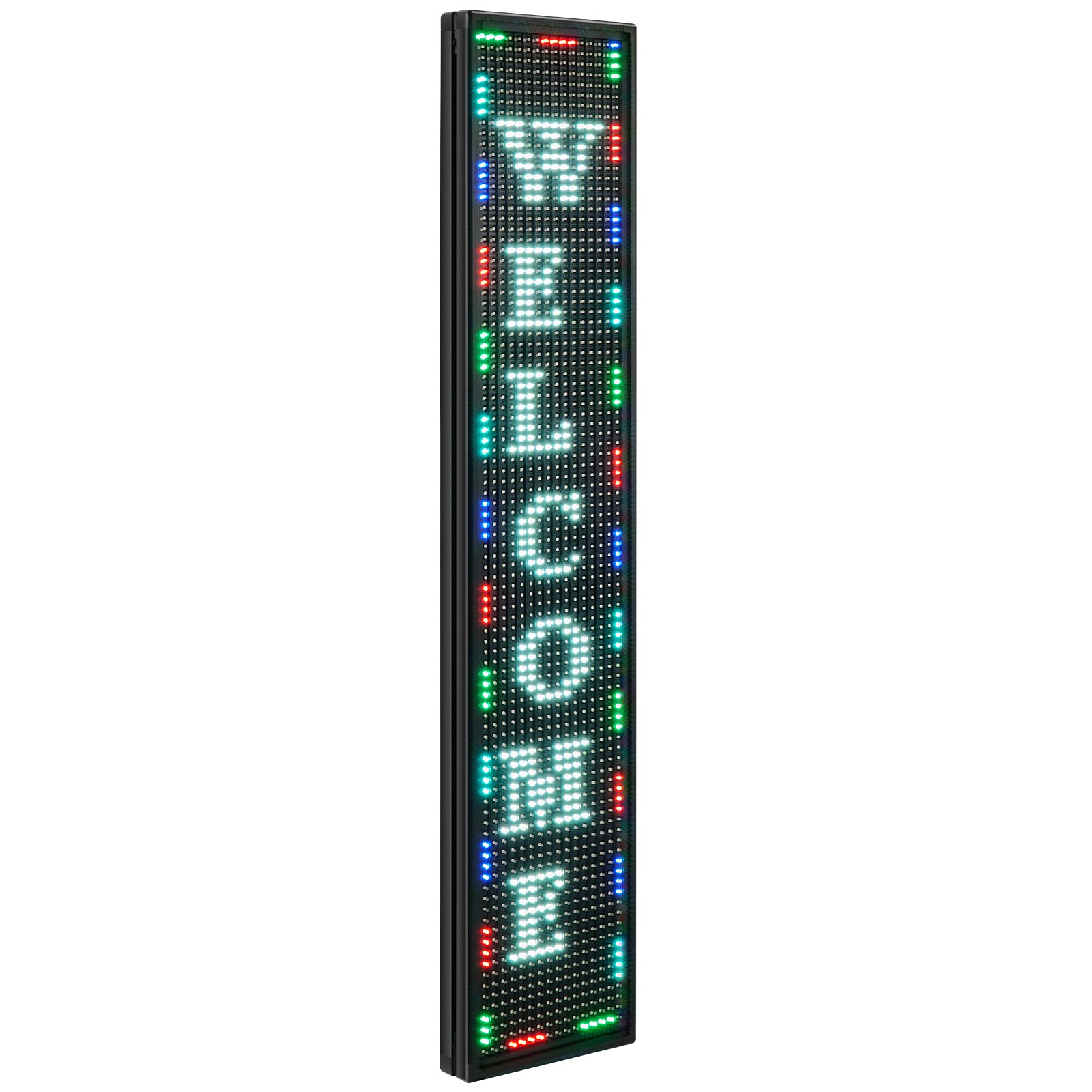 VEVOR Led Sign 40 x 8 inch Led Scrolling Message Display RGB 7-Color ...