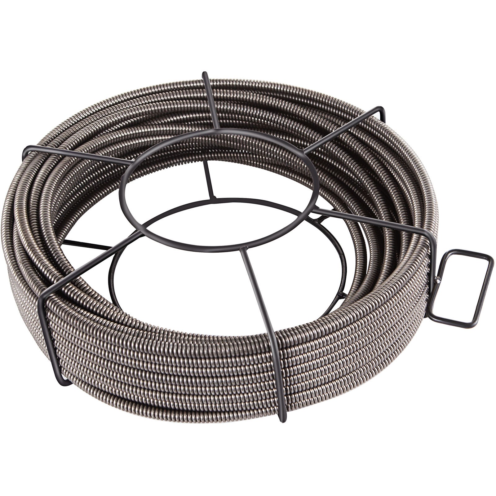 VEVOR Drain Cleaning Cable 100 Feet x 3/8 Inch Solid Core Cable Sewer ...