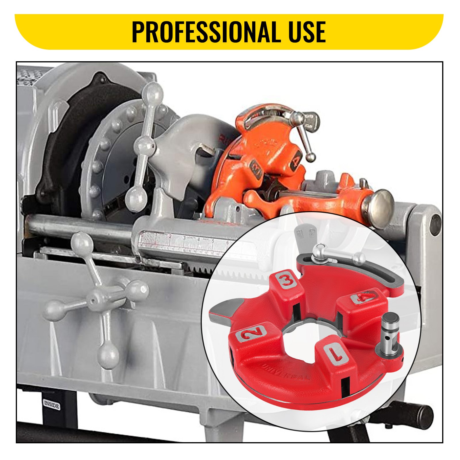 VEVOR 811A Universal Self Open Dies Head Fit for Ridgid 1/8-2inch 97075 ...