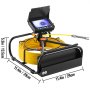 VEVOR Vevor Sewer Camera Pipe Inspection Camera 50m / 164ft Cable 4.3 ...