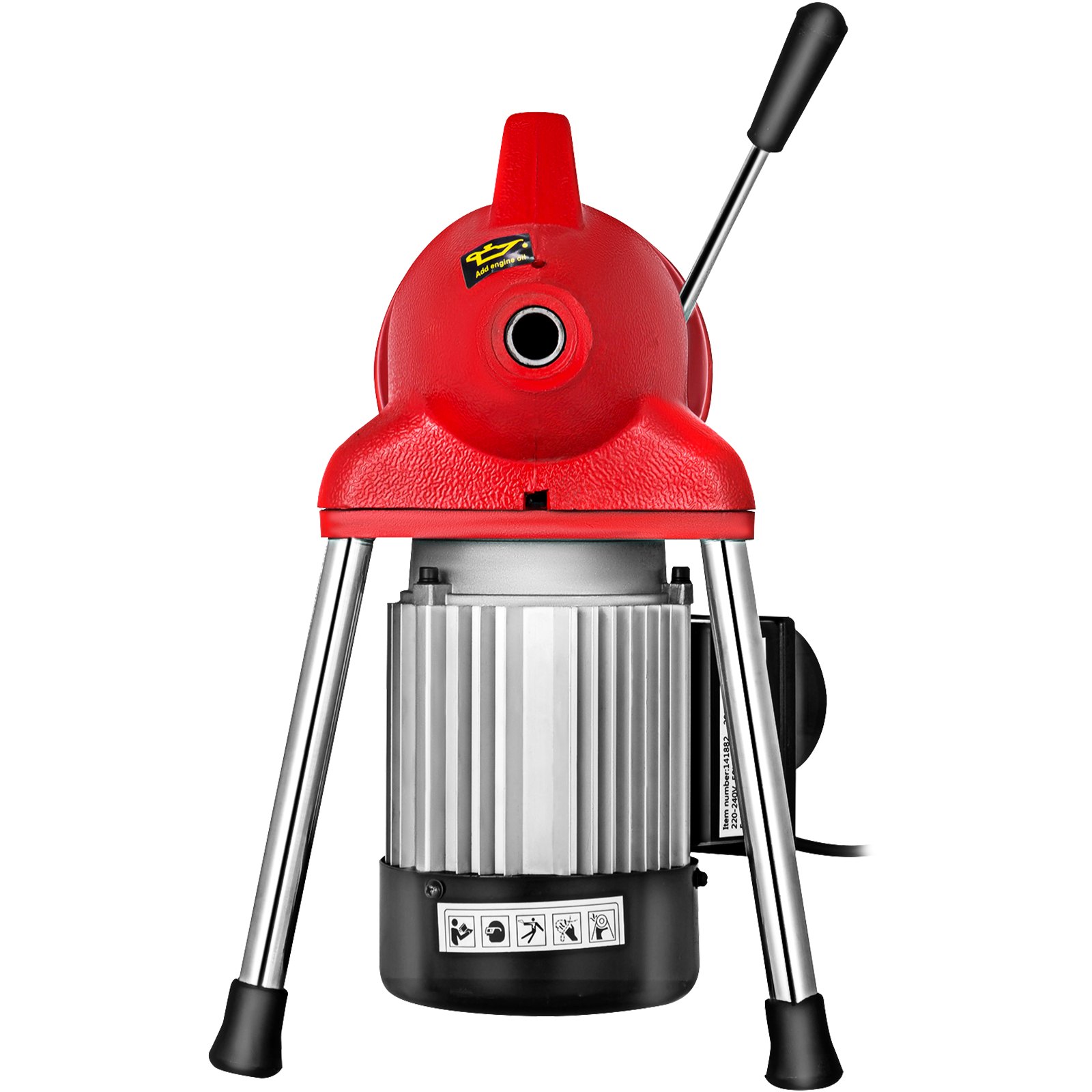 250W Electric Drain Cleaner Auger Pipe Cleaning Machine w/ Cutter ...