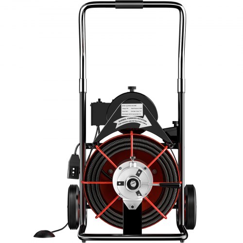 VEVOR 100 Ft x 1/2Inch Drain Cleaner Machine fit 2 Inch (50mm) to 4 ...