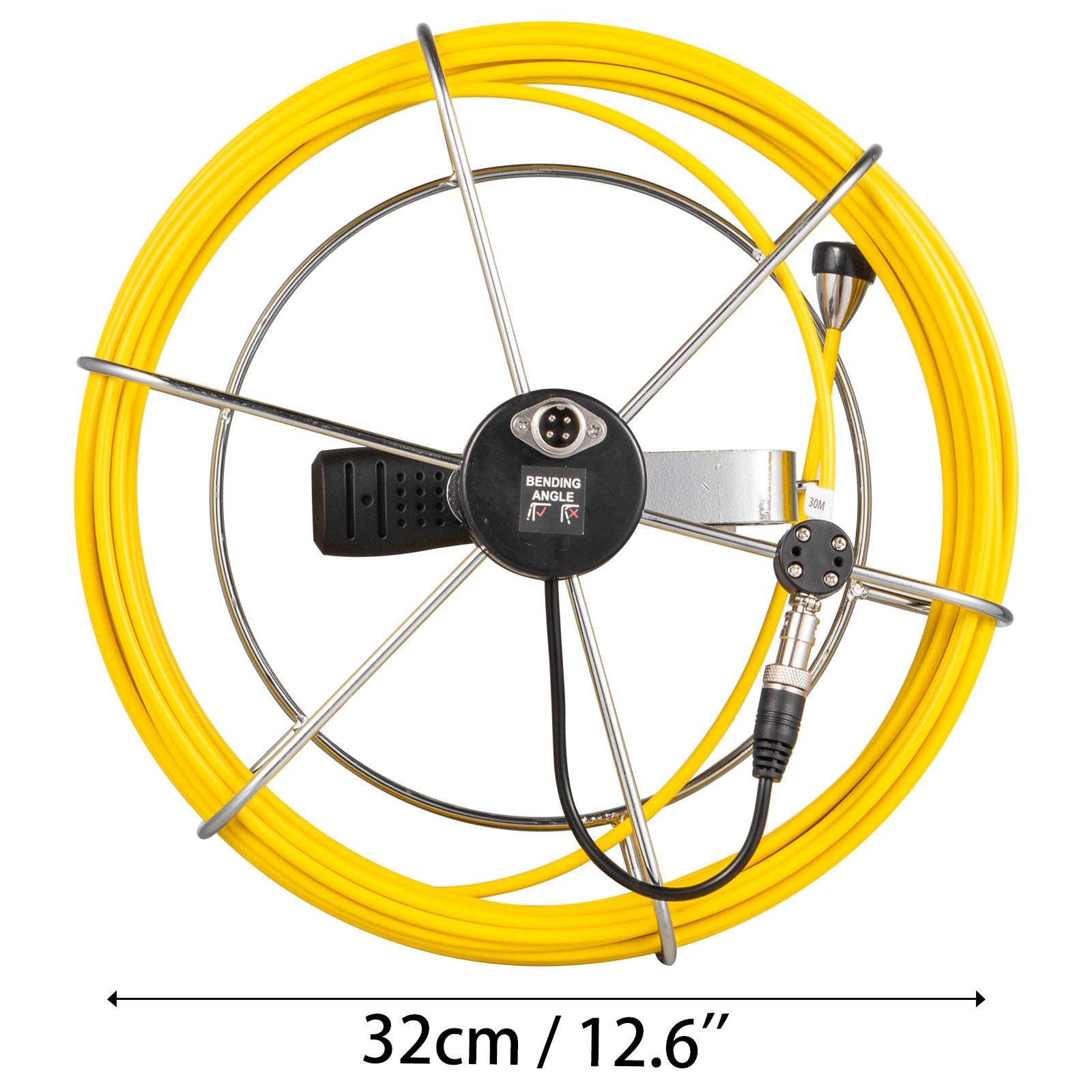 30m Pipe Inspection Camera Cable Inspection Wire Drain Pipe Sewer W ...