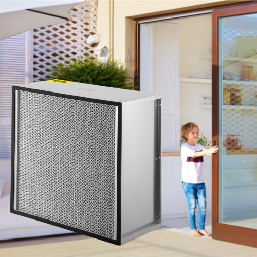 VEVOR HEPA Filter Replacement Pleated Air Filter 24x24x11.5in ...