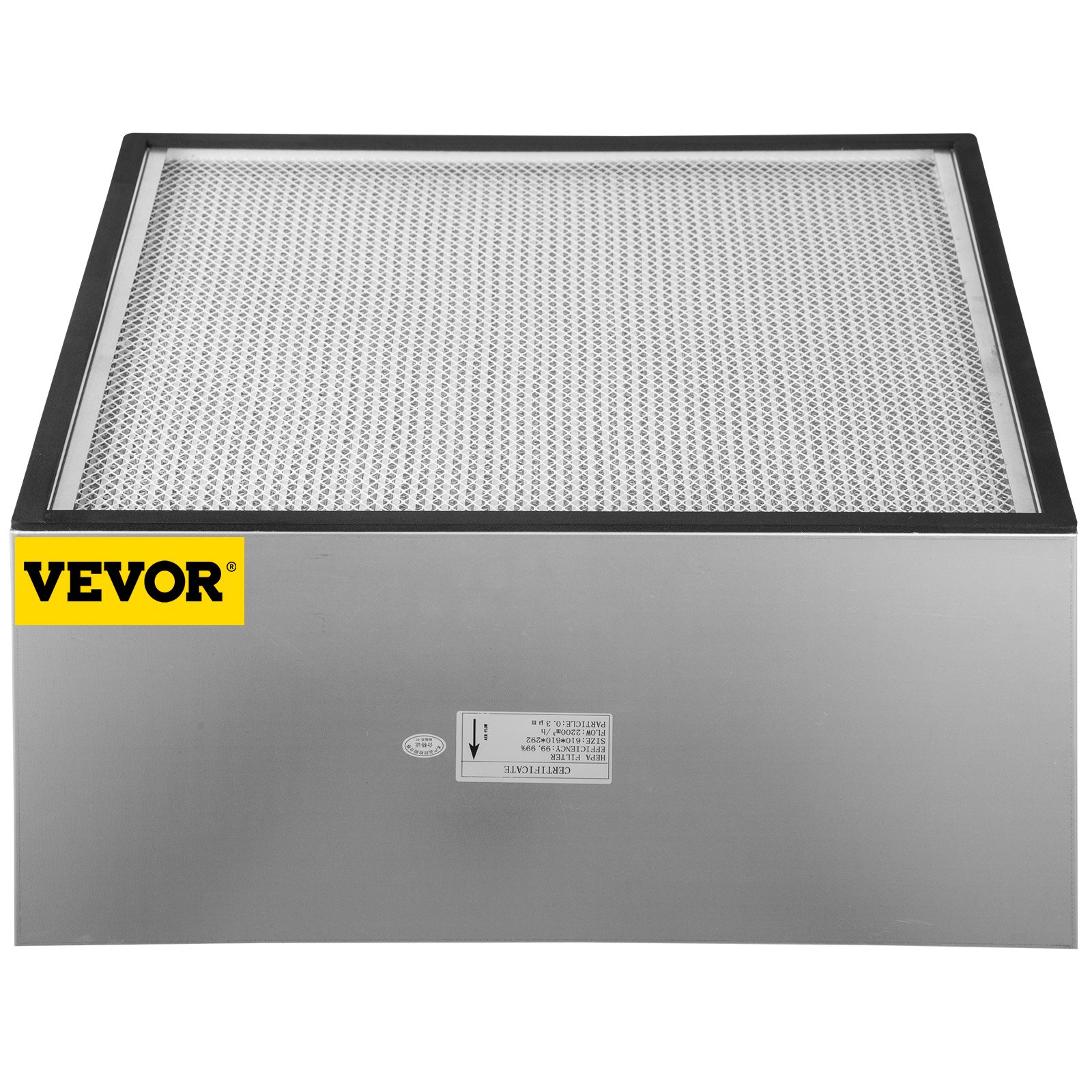 VEVOR HEPA Filter Replacement Pleated Air Filter 24x24x11.5in ...
