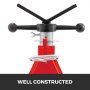 Pipe Jack Stand With V-Head and Folding Legs 2500LB Max. Height 37 ...