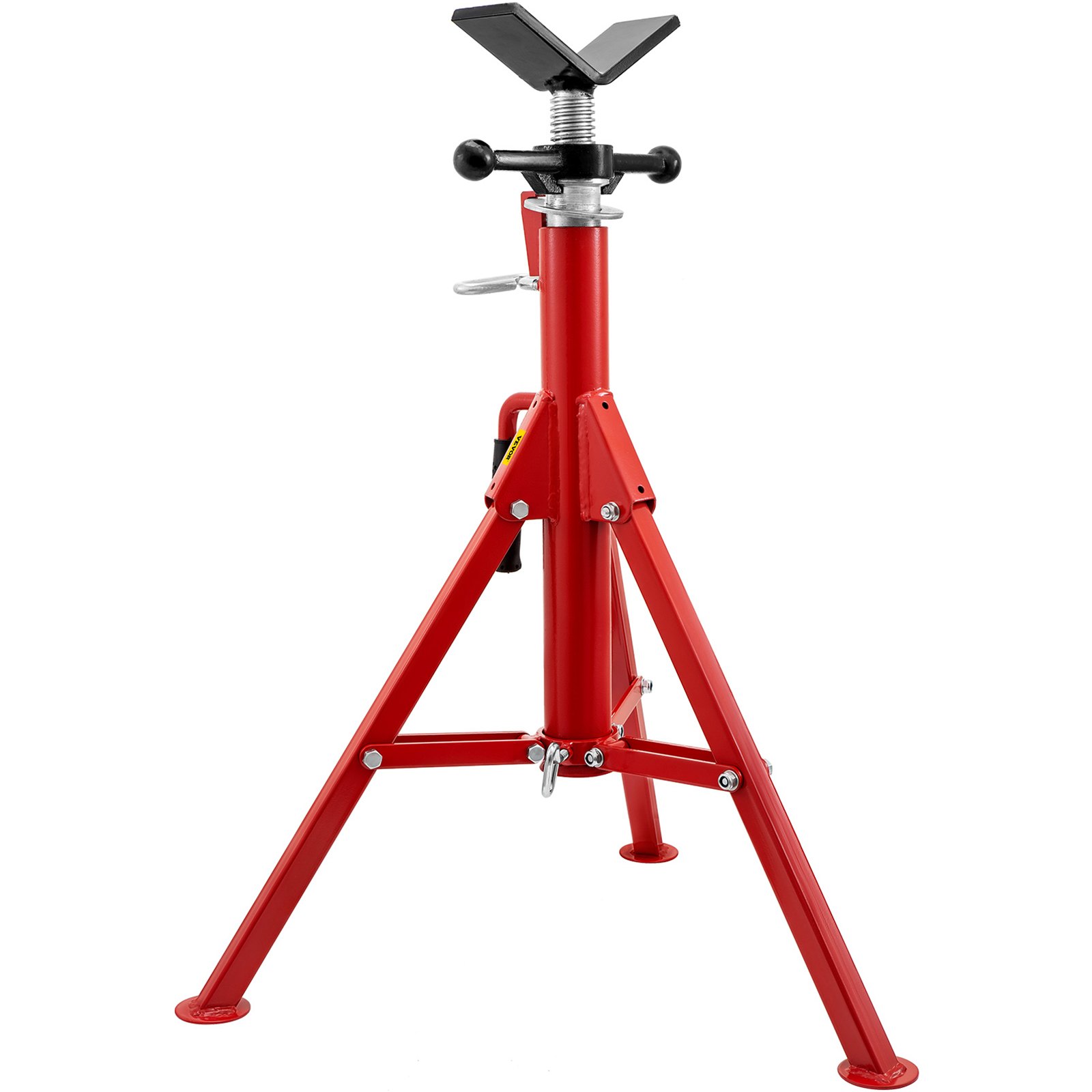 VEVOR V Head Pipe Stand 1/8"-12" Capacity,Adjustable Height 28"-52 ...