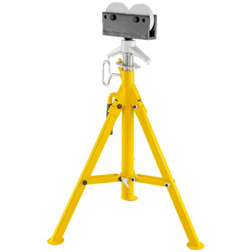VEVOR 0.5-12 inch Roller Pipe Stand Adjustable Height 32"-55" Pipe ...