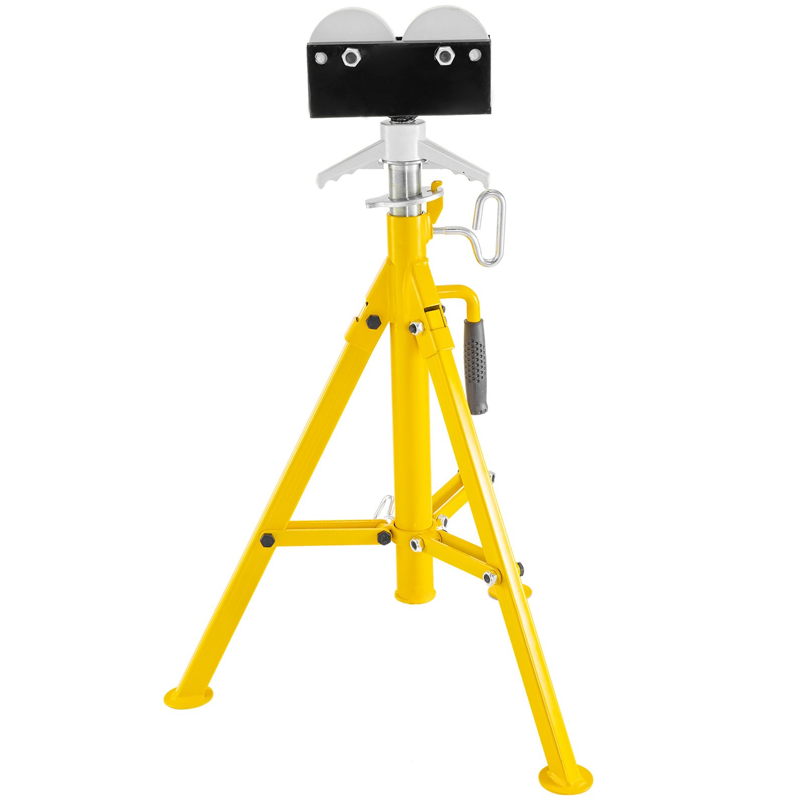 Pipe Stand Fold-a-jack Roller Head, Pipe Capacity 12", Height 32" To 55 ...