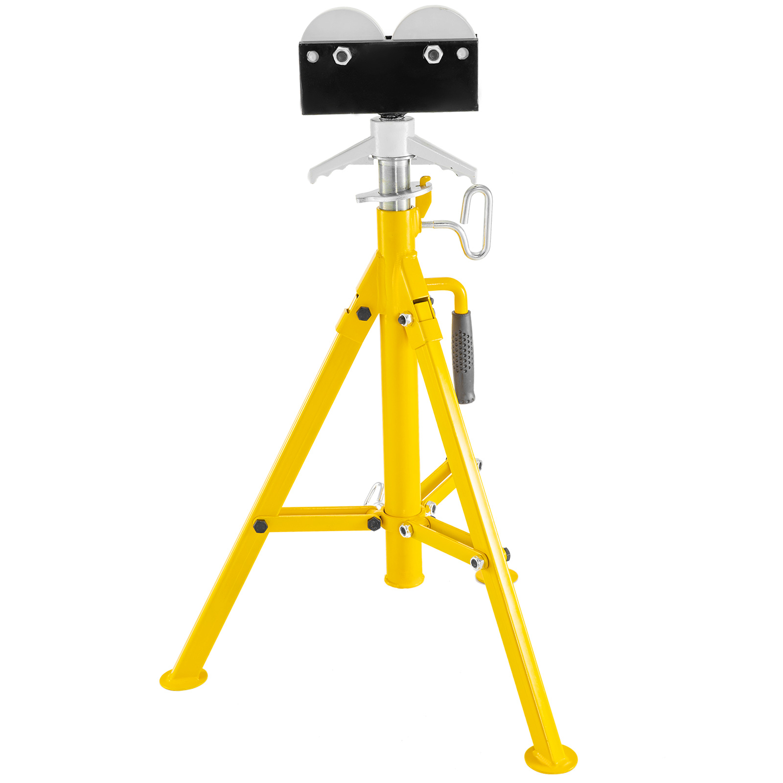 Pipe Stand Fold-a-jack Roller Head, Pipe Capacity 12", Height 32" To 55 ...