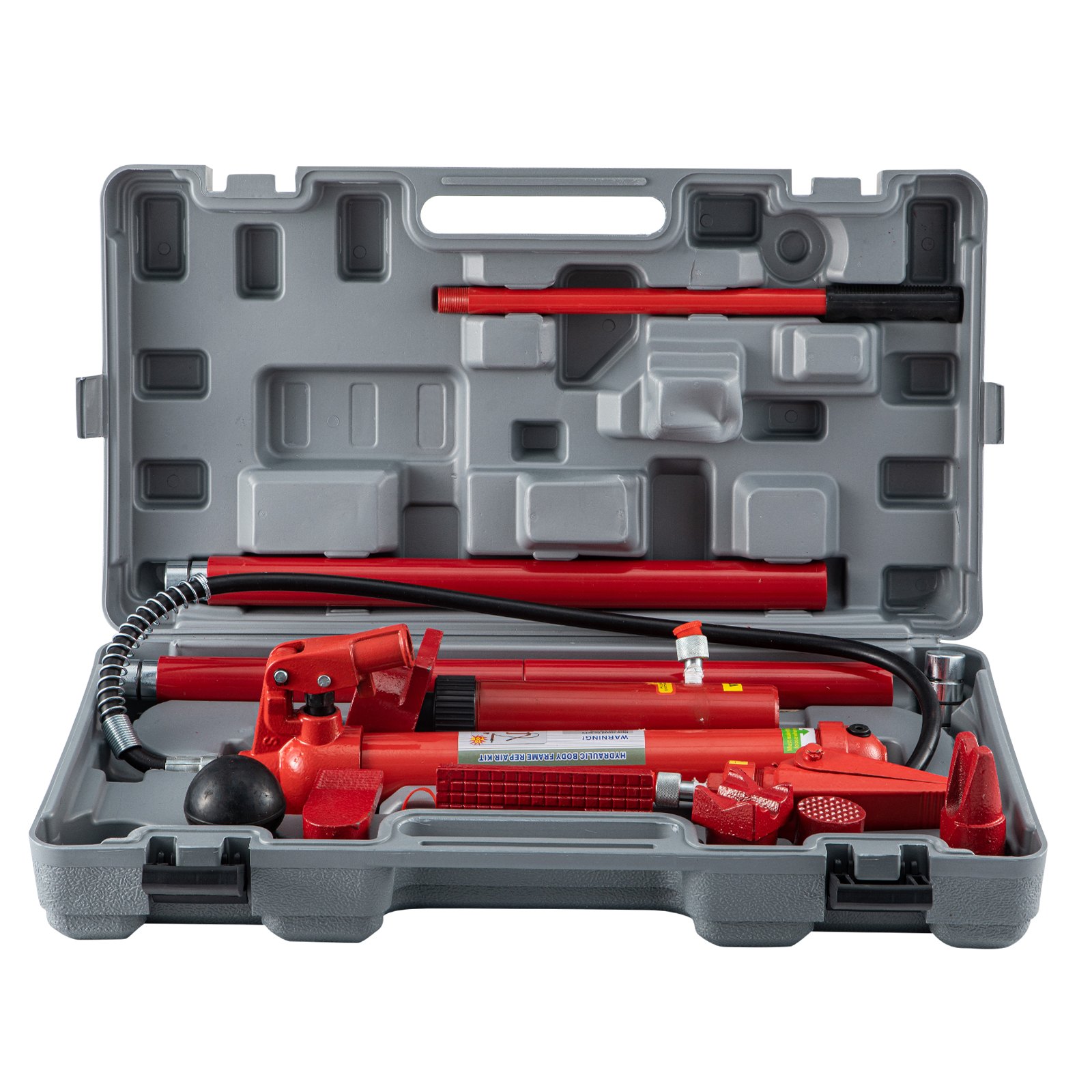 VEVOR 10 Ton Porta Power Kit 1.4M (55.1 inch) Oil Hose Hydraulic Car ...