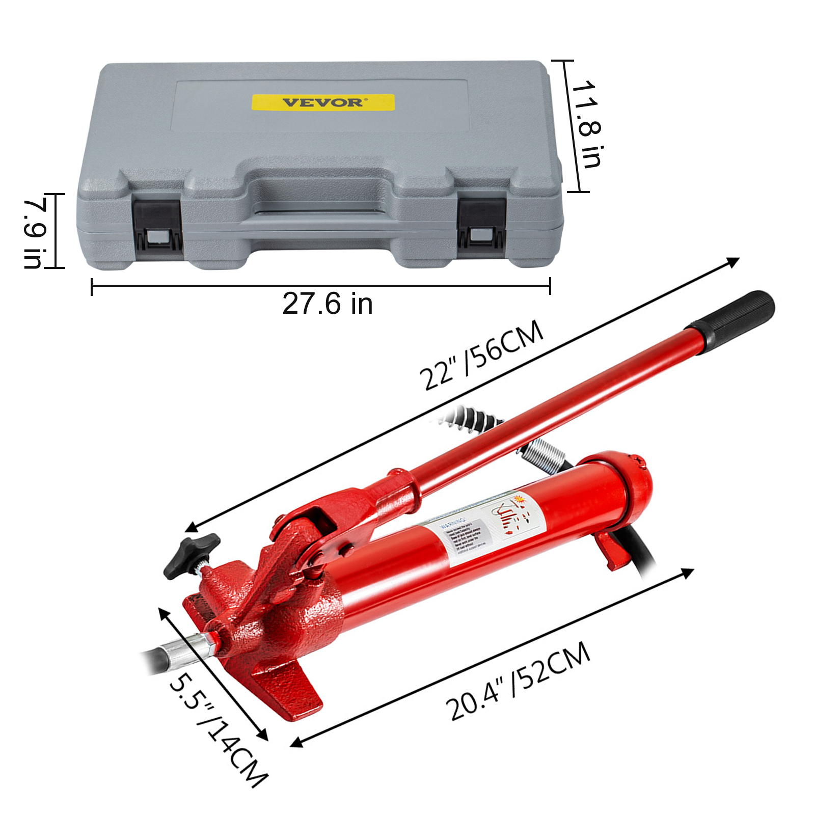 2.0M Porta Power Hydraulic Jack Repair Tool Kit Power Set Auto Tool 12 ...