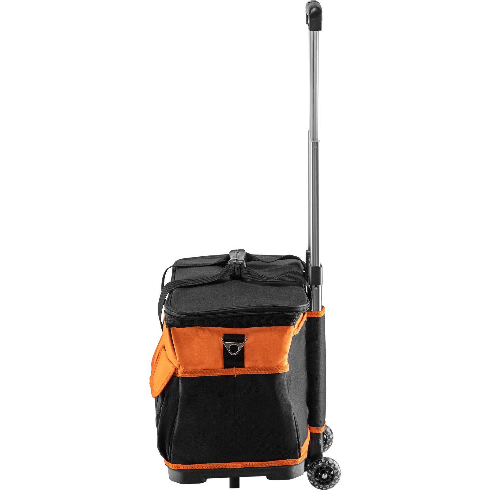 VEVOR Rolling Tool Bag, 18in Tool Bag with Wheels, 17 Pockets Roller ...