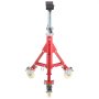 Vevor Pipe Stand Fold-a-jack V-head 20-37 Inch Height 12" Pipe 882 Lb W ...