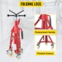 VEVOR Pipe Stand, Pipe Jack Stand, V Head Pipe Stand Adjustable Height ...