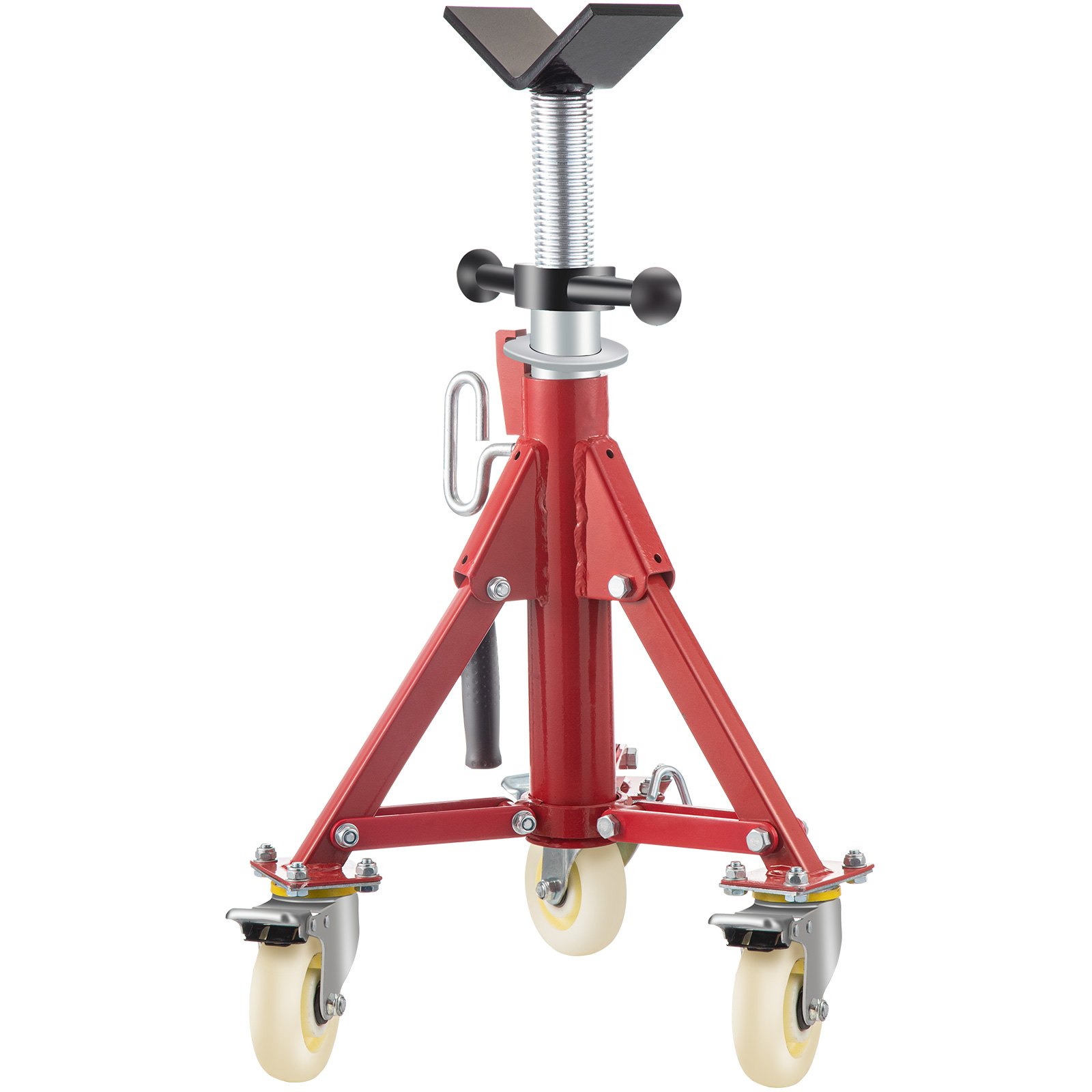 VEVOR Pipe Stand, Pipe Jack Stand, V Head Pipe Stand Adjustable Height ...