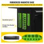 VEVOR 3-Pack Metric Magnetic Socket Organizers, 1/2-inch, 3/8-inch, 1/4 ...