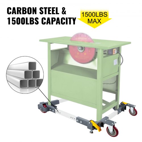 VEVOR Adjustable Universal Mobile Base 1500 LBS Load-Bearing Capacity ...
