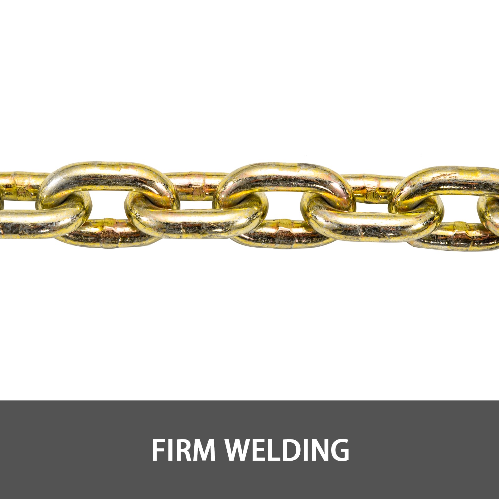 VEVOR 2 Pack G70 Towing Chain 3/8Inchx20ft (10mmx6m) Heavy Duty Chain ...