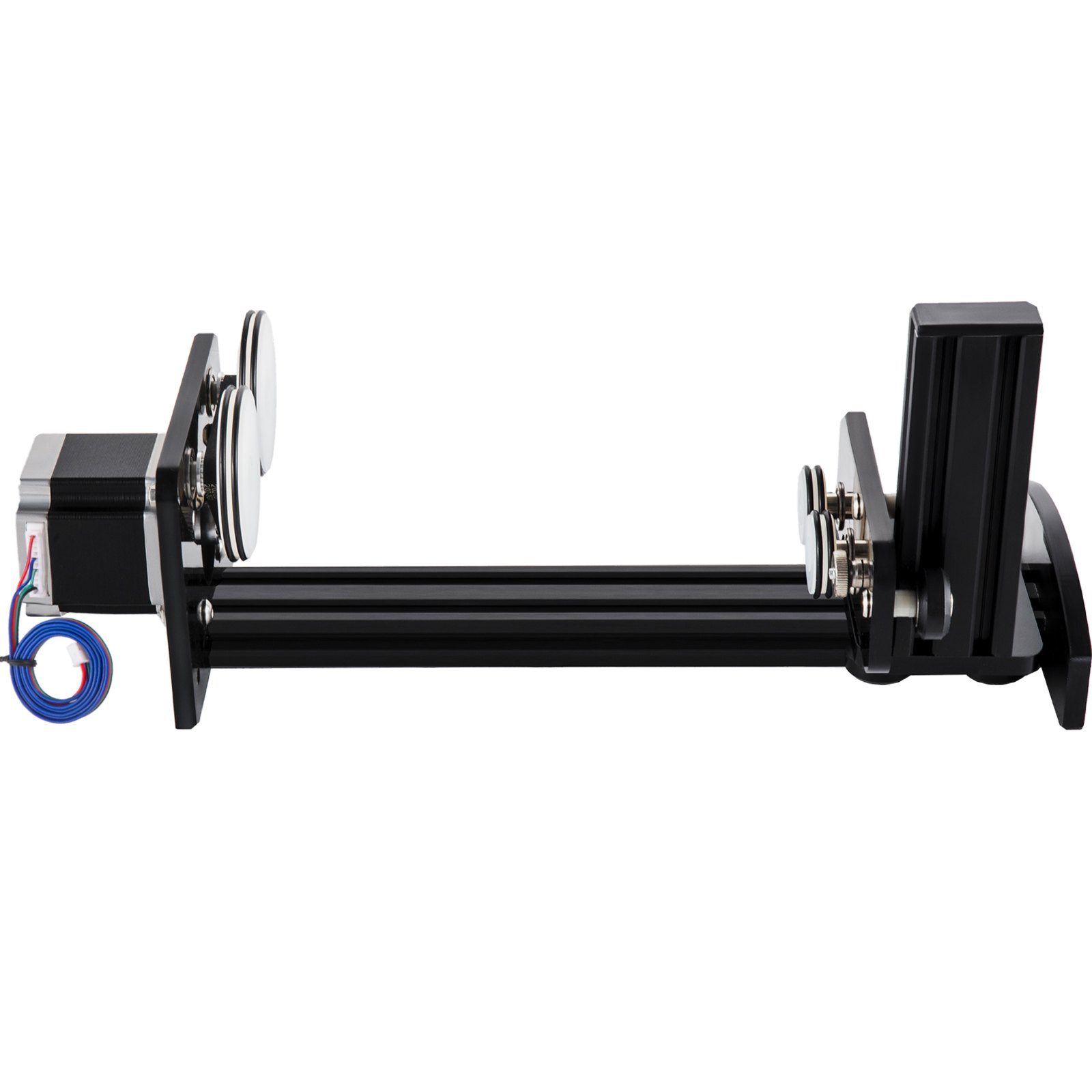 VEVOR Rotary Axis Attachment, 4 Wheels Laser Rotary Attachment, 57 ...