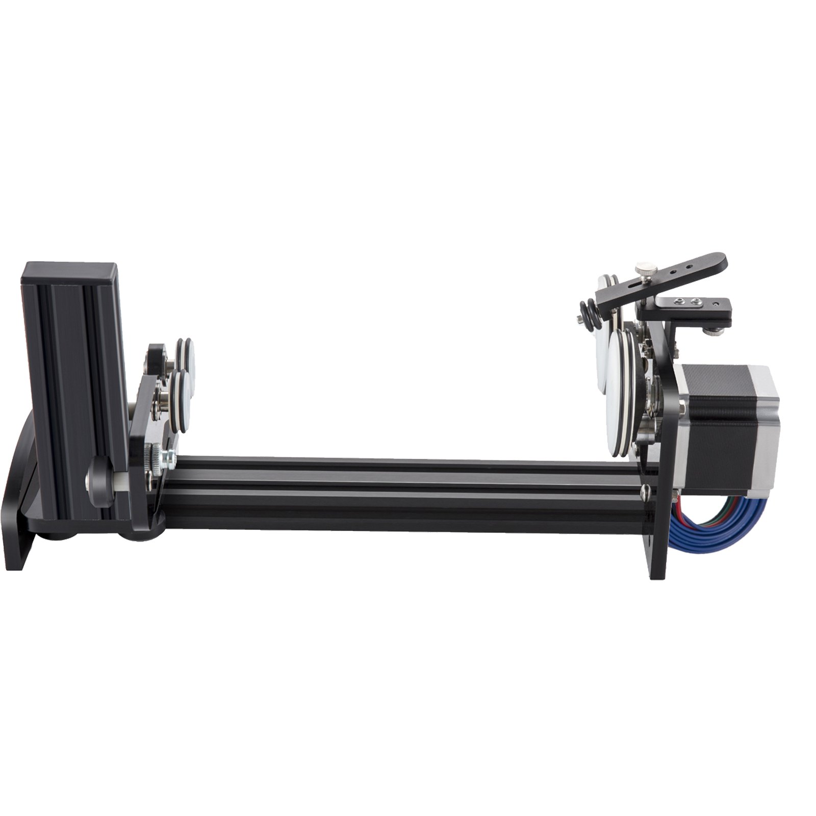 VEVOR Rotary Axis Attachment, 4 Wheels Laser Rotary Attachment, 57 ...