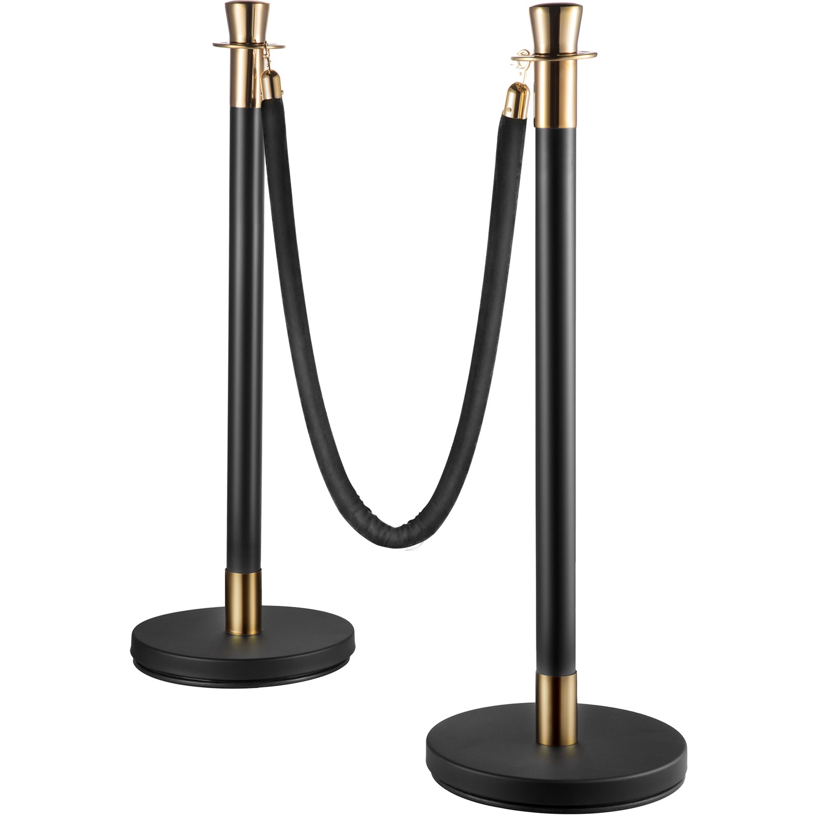 VEVOR Crowd Control Stanchion, Set of 6 Pieces Stanchion Set, Stanchion ...