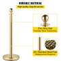 Stainless Steel Crowd Control Stanchions And Velvet Ropes Ball Round ...