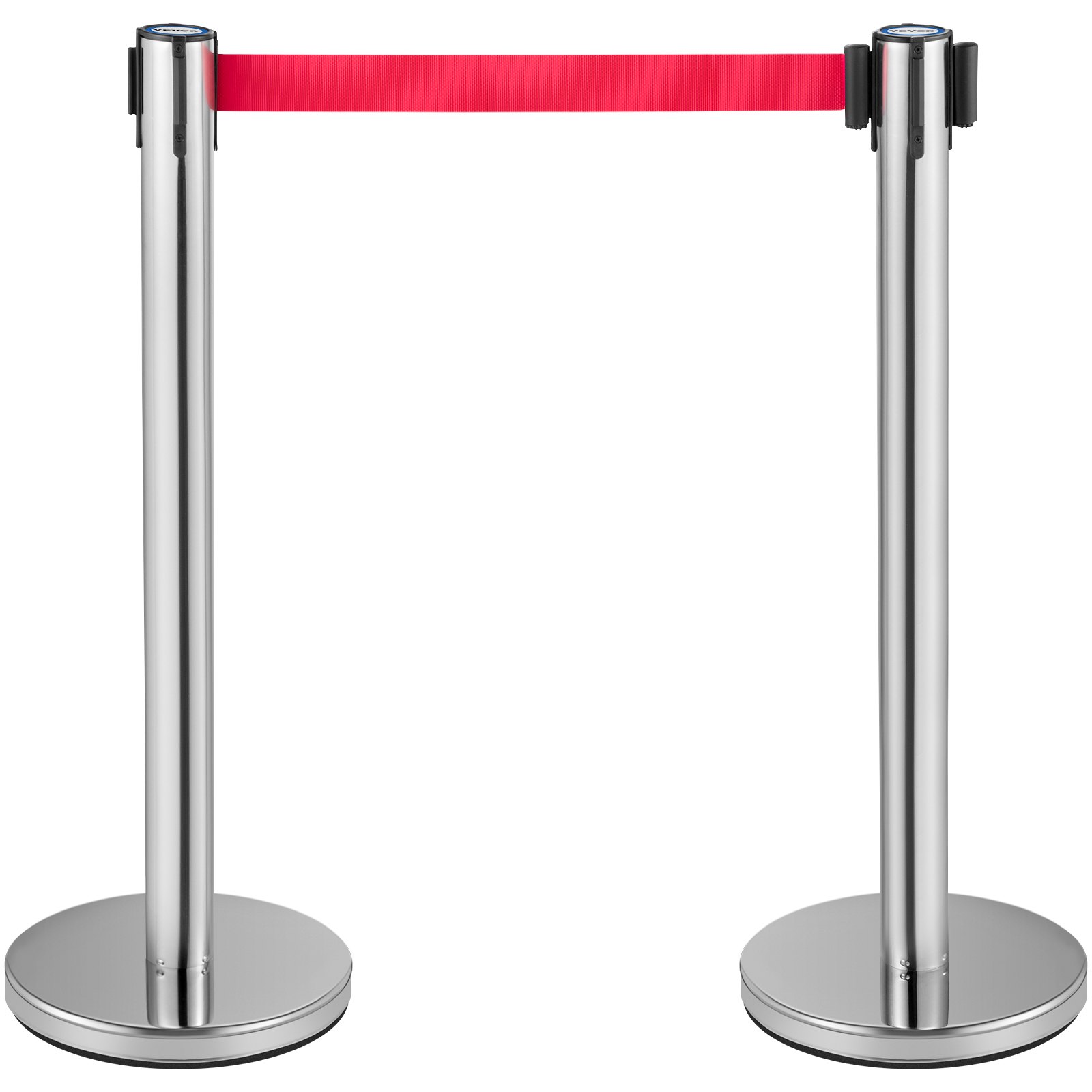 VEVOR Crowd Control Stanchion, Set of 6 Pieces Stanchion Set, Stanchion ...